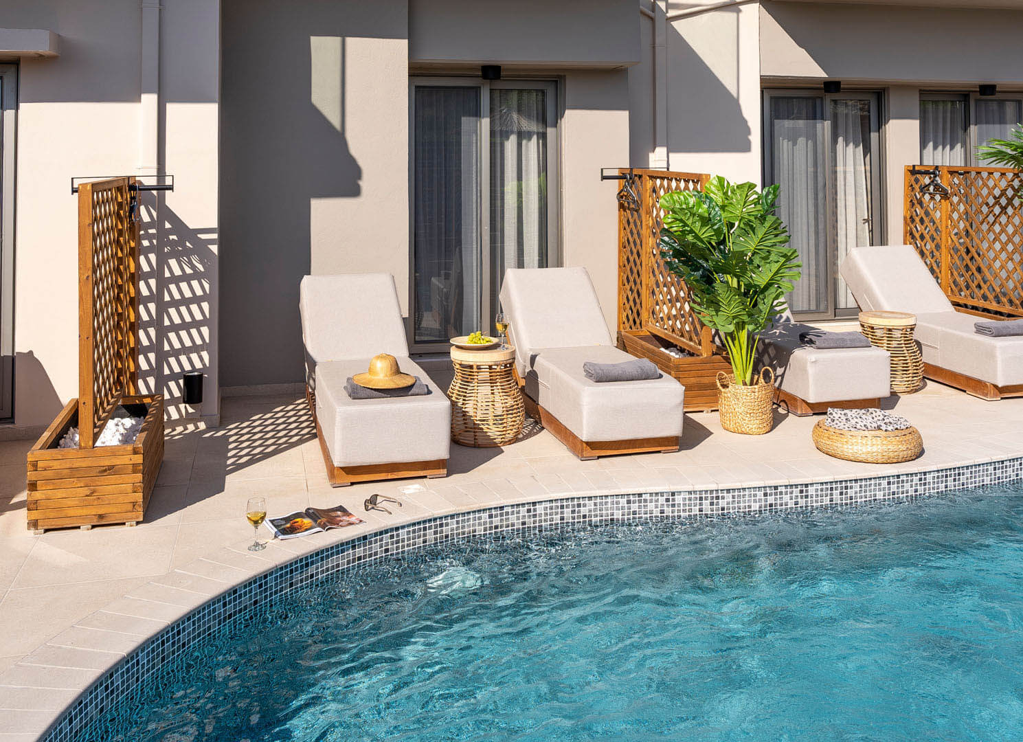 Deluxe Junior Suite Direct Pool Access - Oasis Prasonisi Hotel | Rhodes ...